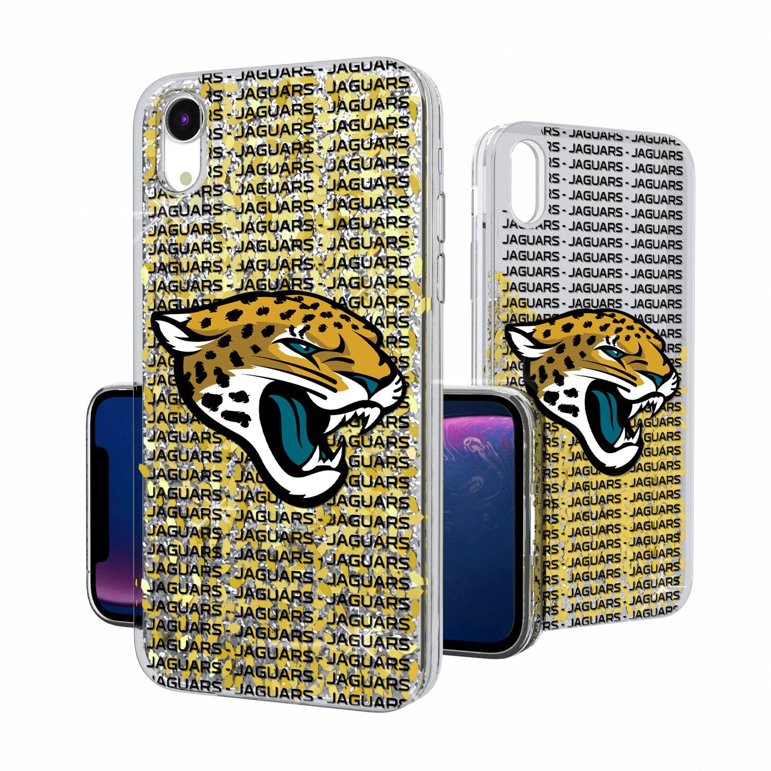 Keyscaper NFL Jacksonville Jaguars iPhone Text Backdrop Design Glitter ...