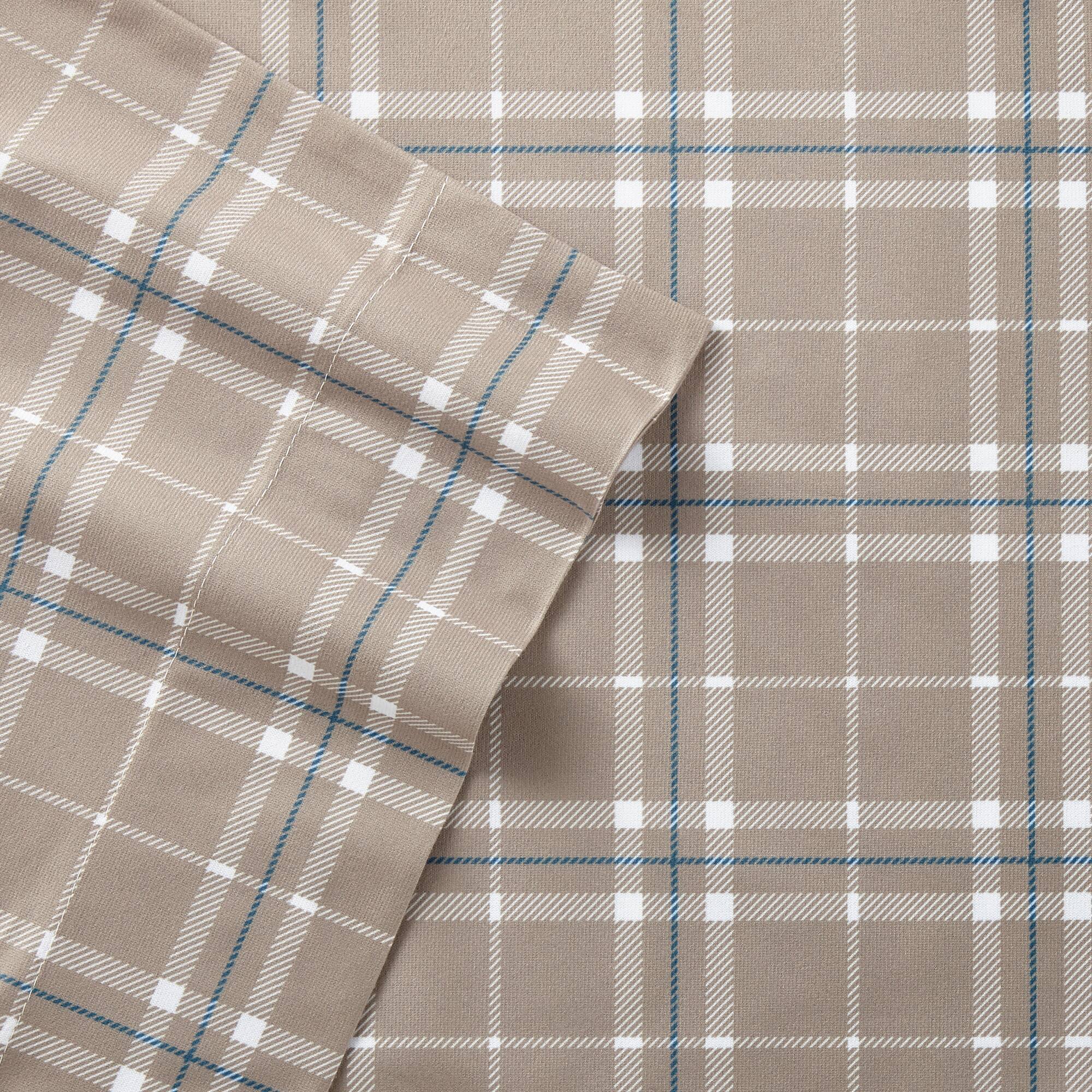 Shavel Home Products Micro Flannel Printed Deep Pocket Sheet Set ...