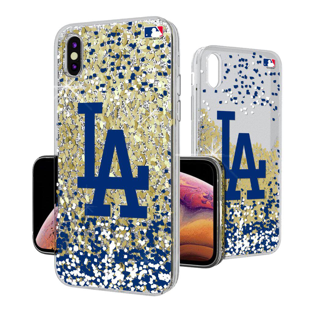 Keyscaper MLB Los Angeles Dodgers Glitter Confetti iPhone Case 14 Pro ...