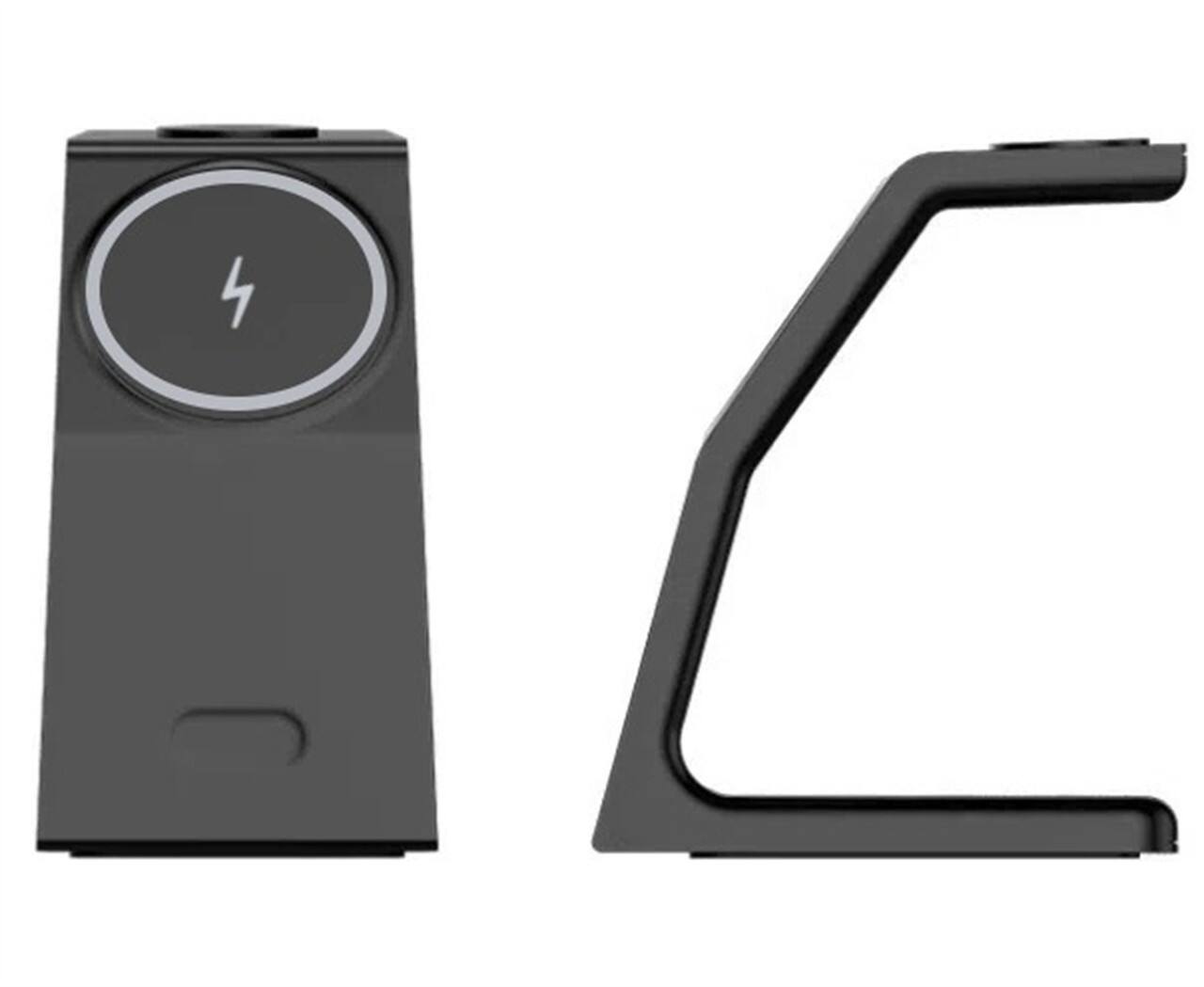 RISOKEYS Magnetic 3 in 1 Wireless Charger with Charging Port Desktop ...