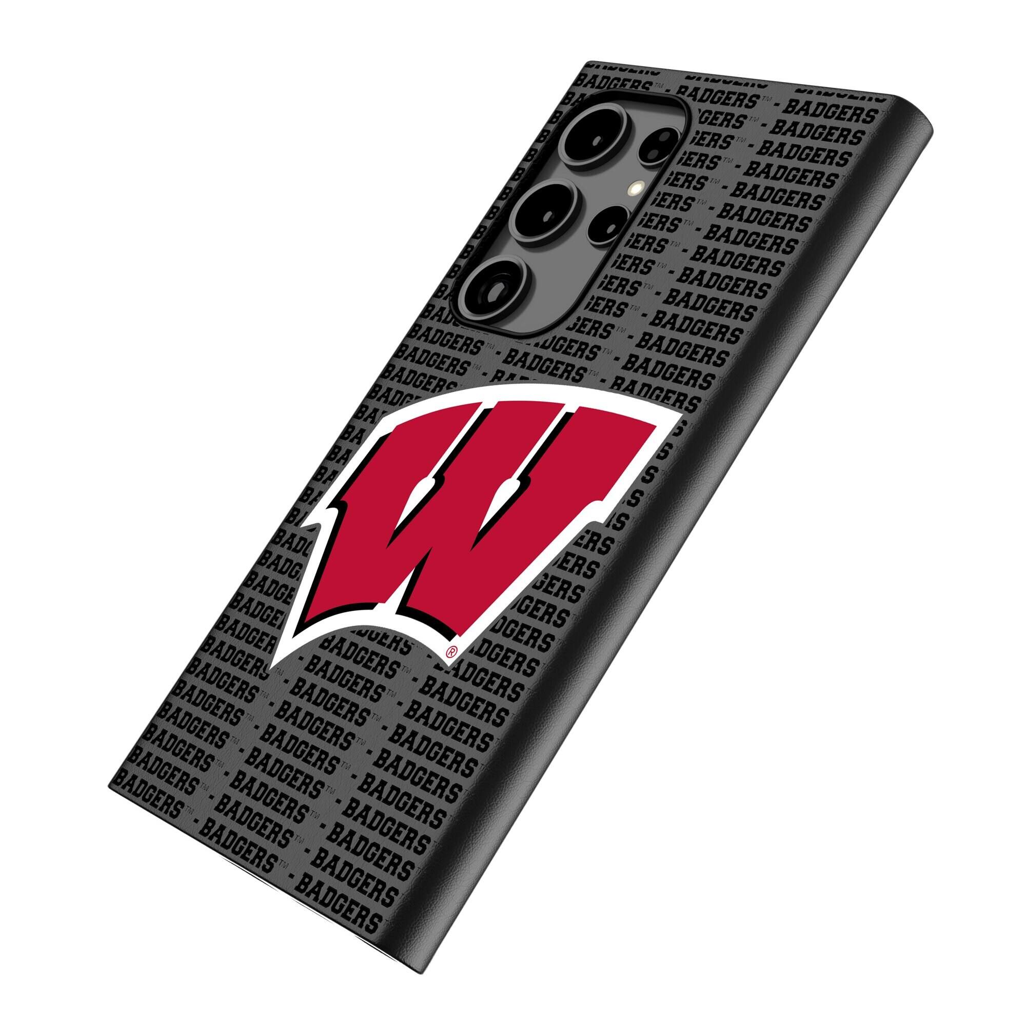 Keyscaper NCAA Wisconsin Badgers Text Backdrop Galaxy Magnetic Bump ...