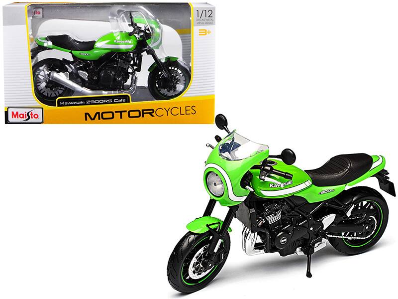 Kawasaki Z900RS Cafe 1/12 Diecast Motorcycle Model by Maisto Green ...