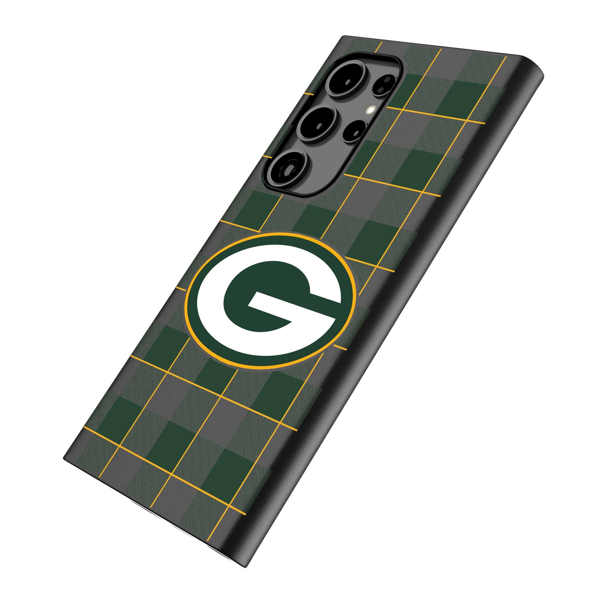 Keyscaper NFL Green Bay Packers Plaid Galaxy Magnetic Bump Case S25 ...