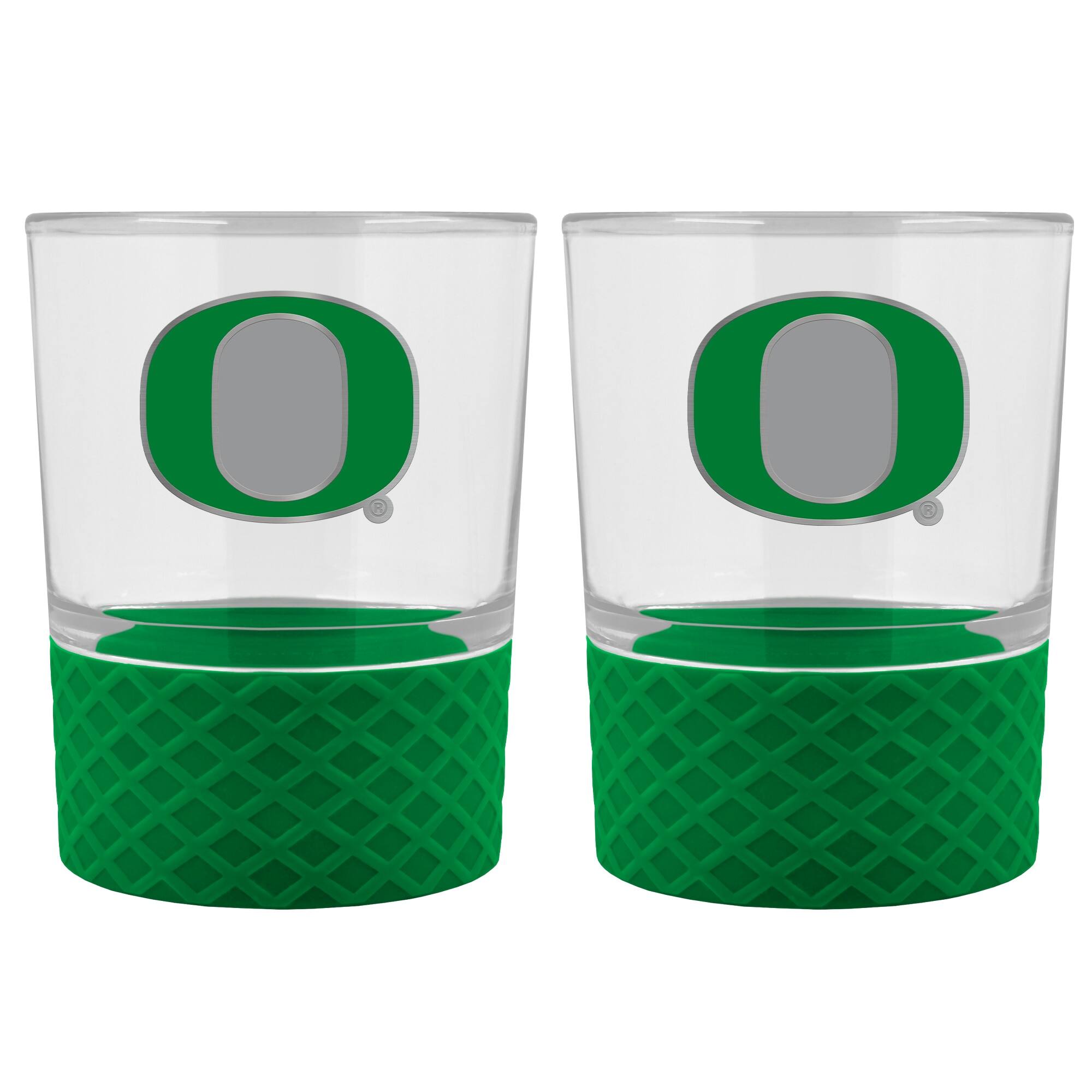 Great American Products Oregon Ducks 2 Pack 14oz. Rocks Glass Set with ...