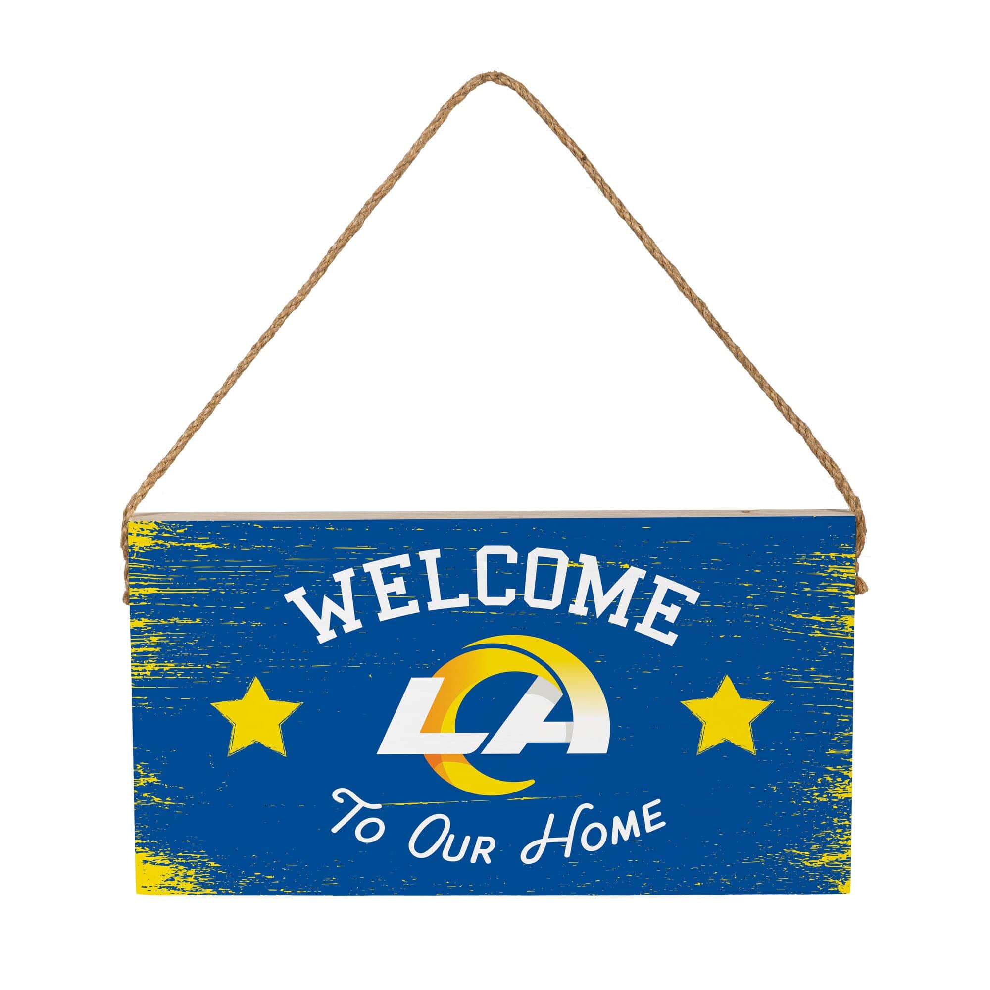 Evergreen Enterprises - Los Angeles Rams 6" x 11" Welcome Home Wood ...