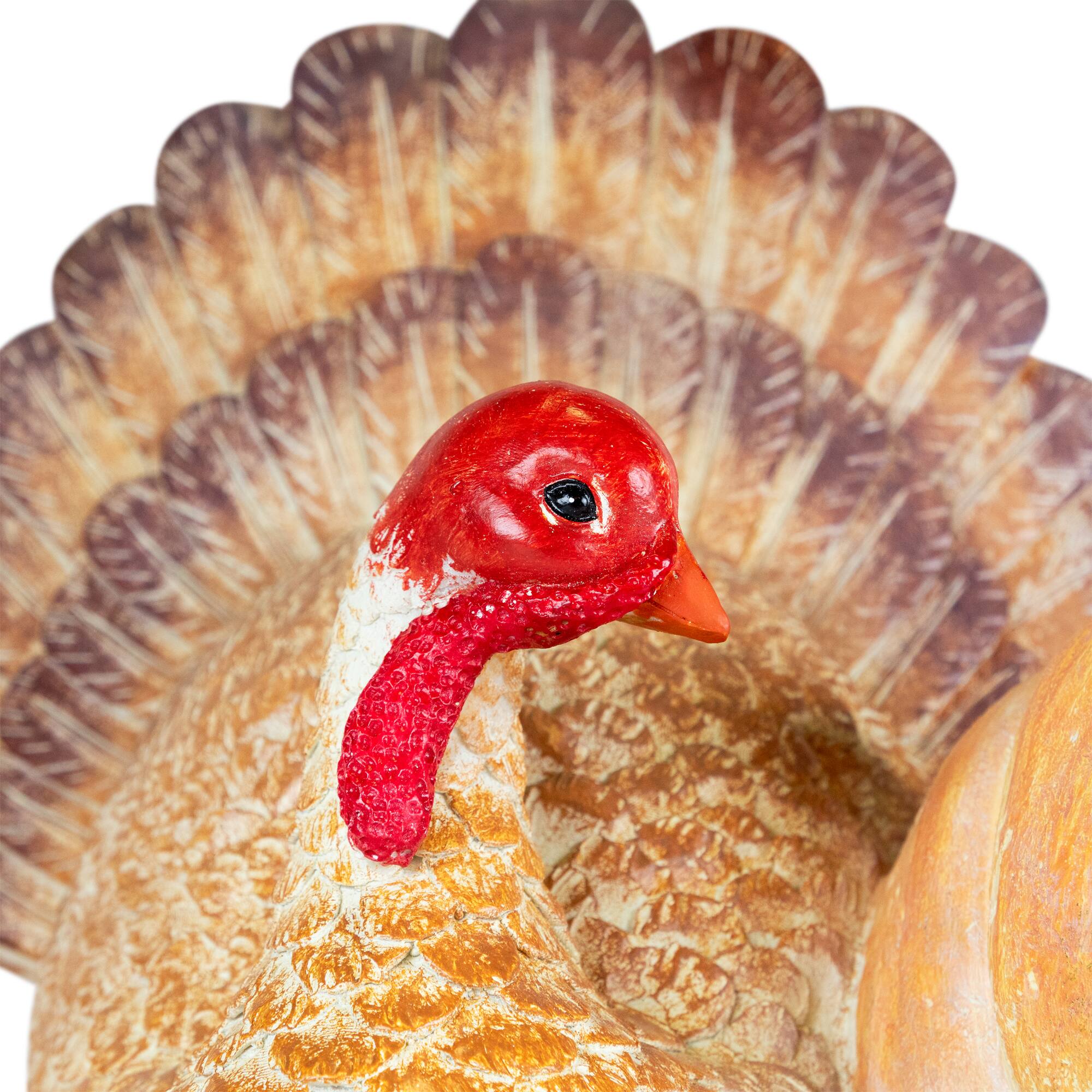 Northlight Happy Thanksgiving Turkey and Pumpkins Box Figure 20.25 ...