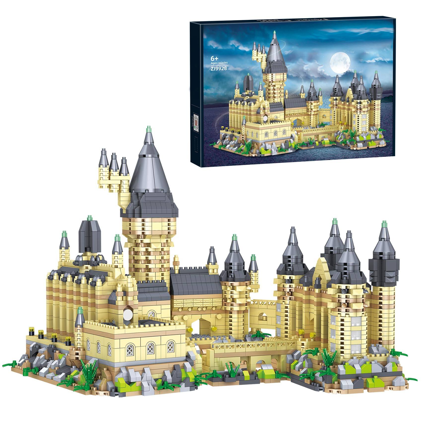 EZTW1 3000 Mini Blocks Magic Castle Building Toys Creative Ideals Hog ...
