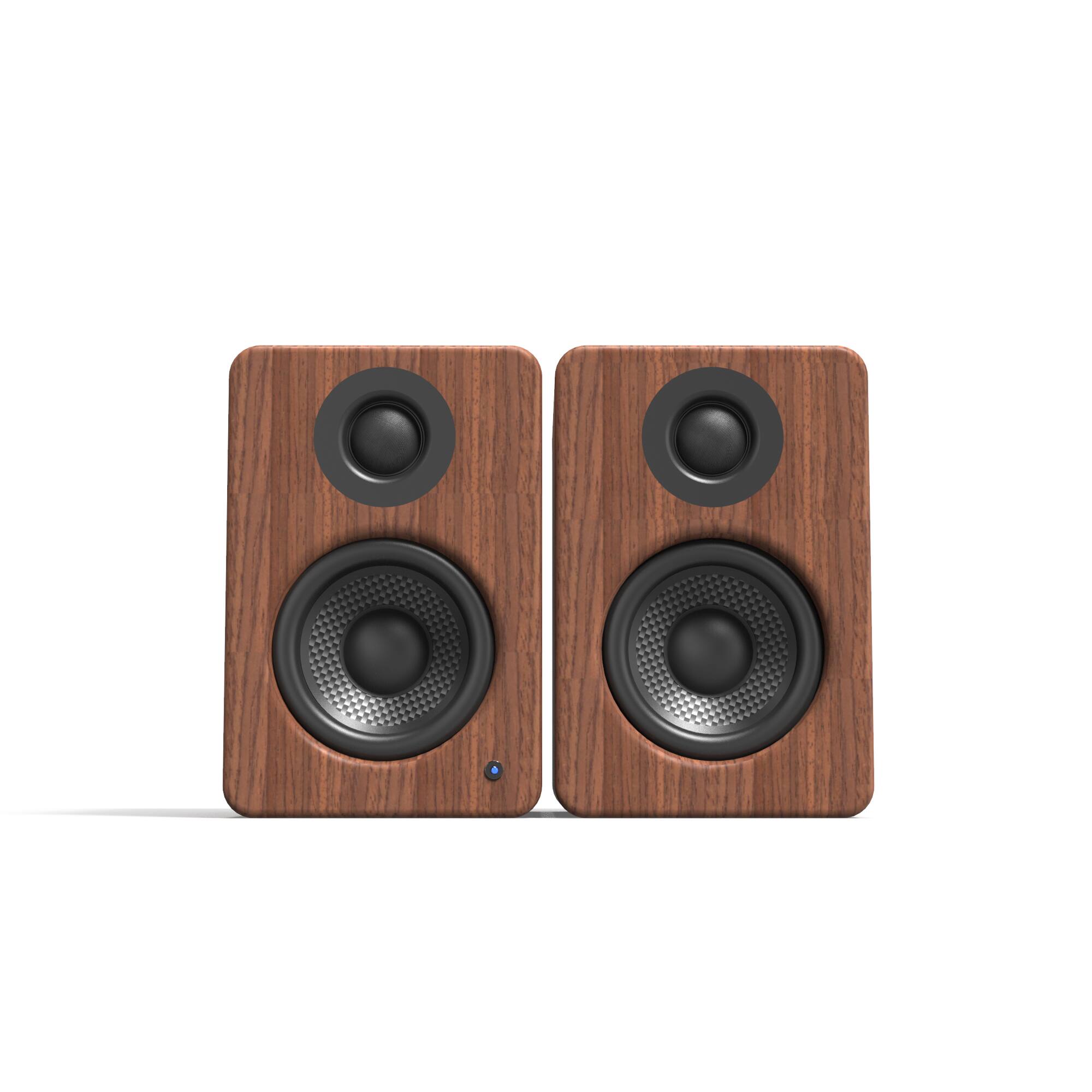 Kanto YU2 Powered Desktop Speakers Pair Walnut YU2WAL - Best Buy