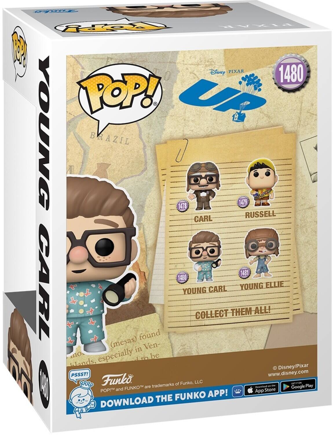 Funko POP! Disney/PIXAR: UP! S2 Young Carl Collectibles Multicolor ...