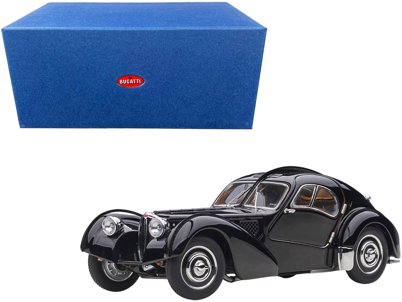 1938 Bugatti Type 57SC Atlantic with Disc Wheels 1/43 Diecast Model Car ...