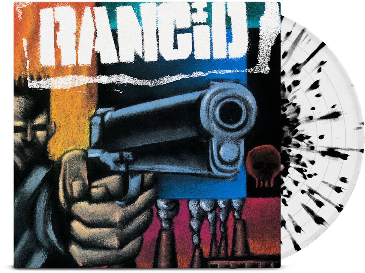 Rancid Rancid 93 Anniversary Edition White w/Black Splatter VINYL LP ...