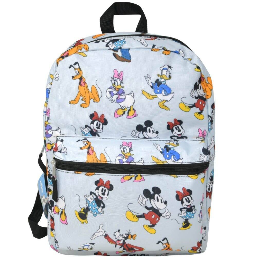 UPD Disney Mickey and Friends All Over Print 16 Backpack Multicolored 678634517166 - Best Buy