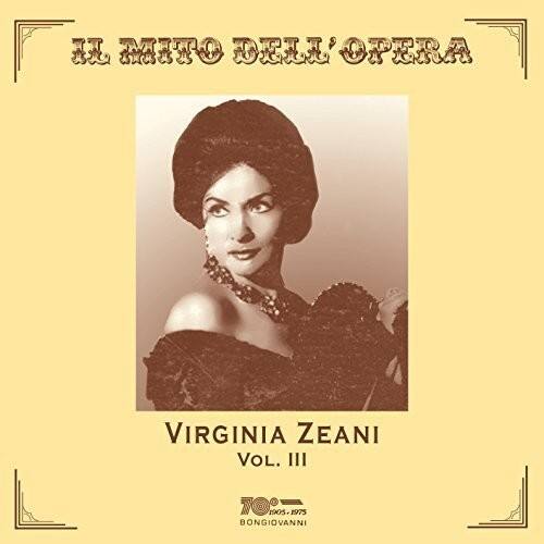 Bellini / Zeani,Virginia Virginia Zeani, Vol. 3 COMPACT DISCS [CD ...