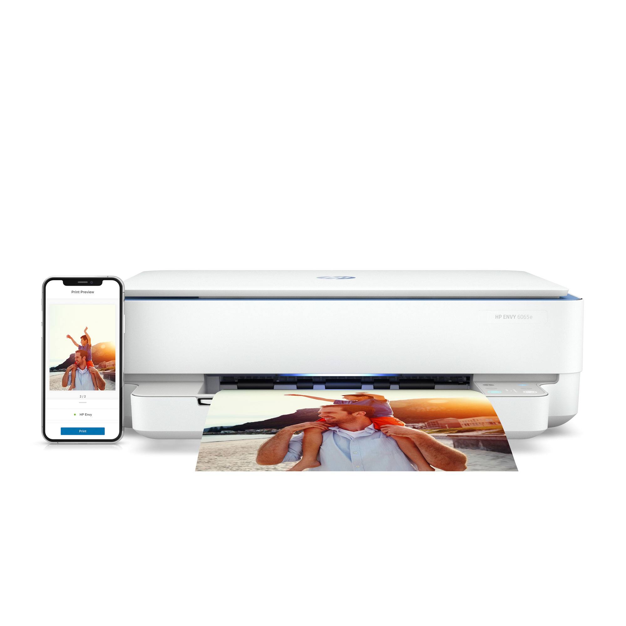Customer Reviews: HP ENVY 6065e Wireless All-in-One Inkjet Printer Refurbished White Envy 6065e ...