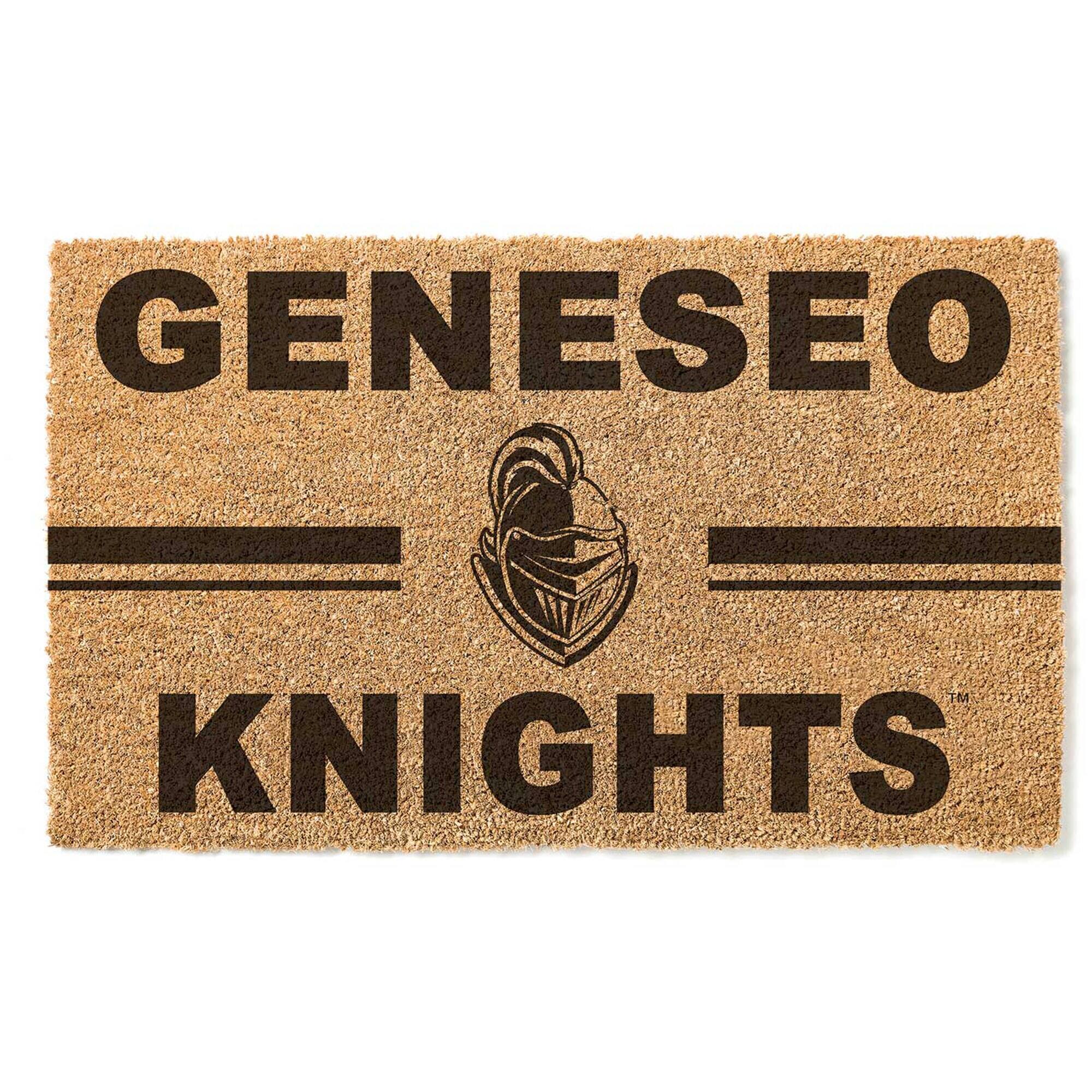 Jardine SUNY Geneseo Knights 18" x 30" Team Logo Doormat Brown ...