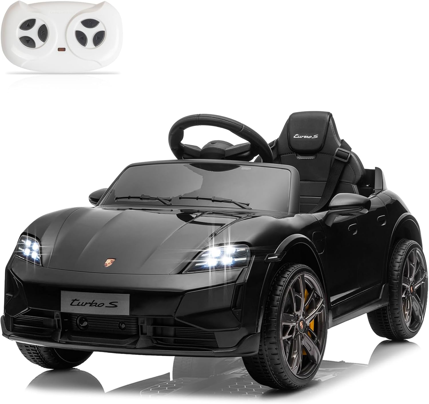 Winado 12V Kids Ride on Car, Licensed Porsche Taycan Electric Car for ...