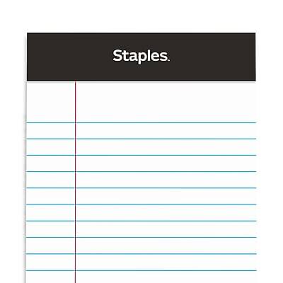 Staples Staples® Perforated Mini Legal Writing Pads Narrow Ruled, 3.5 ...
