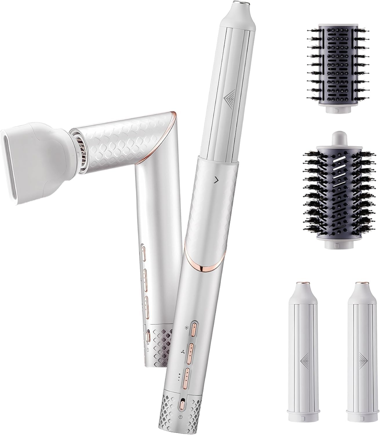 PO3TICJUNKI3 5 in 1 Flexible Styler Multi Hair Advanced High speed ...