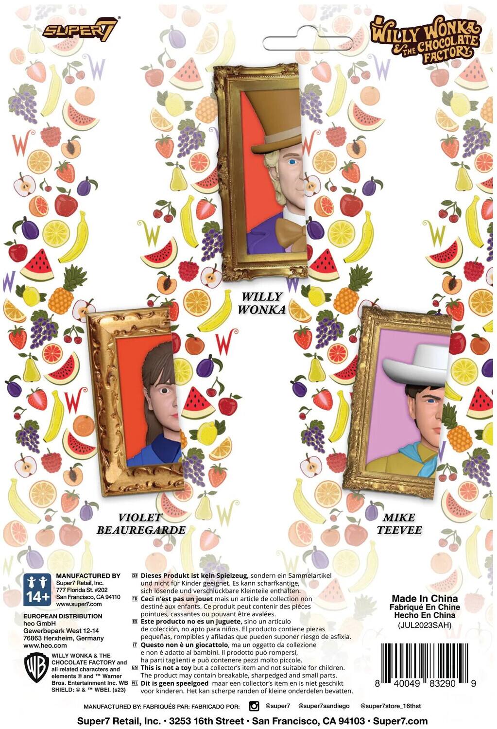 Super7 Willy Wonka & the Chocolate Factory Willy Wonka ReAction Figure ...