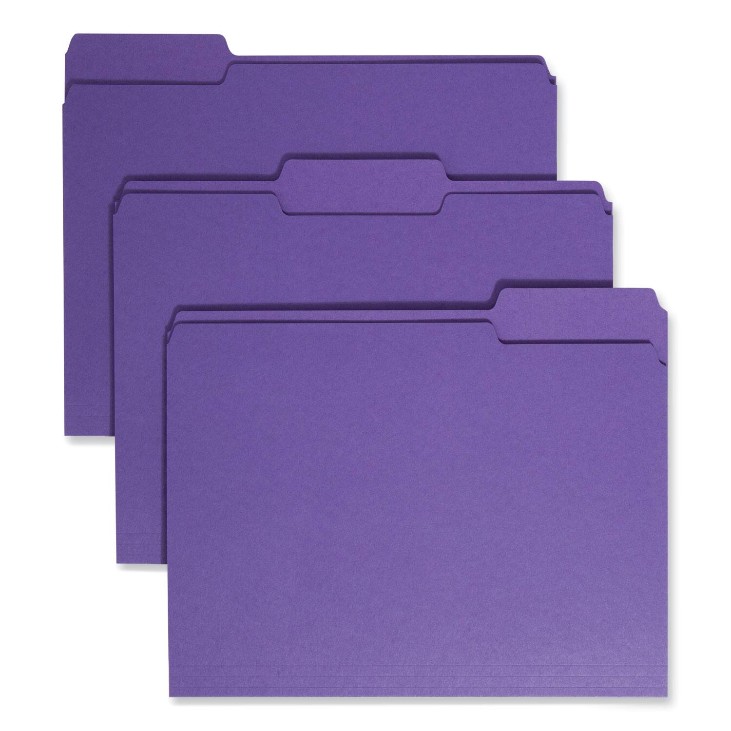Smead Manufacturing Colored File Folders, 1/3 Cut Tabs: Assorted ...