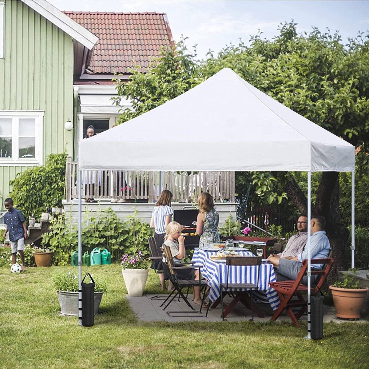 Auledio 4 weighted sandbags, heavy duty sandbags for awning legs ...