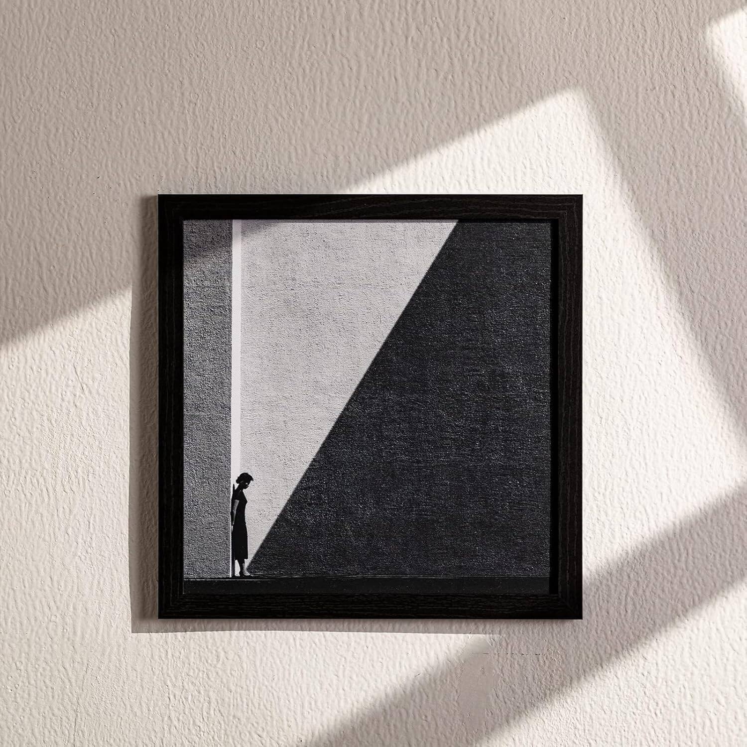 blue 12x12 Picture Frames Set of 9 with Mat for 8x8 Photos or without ...