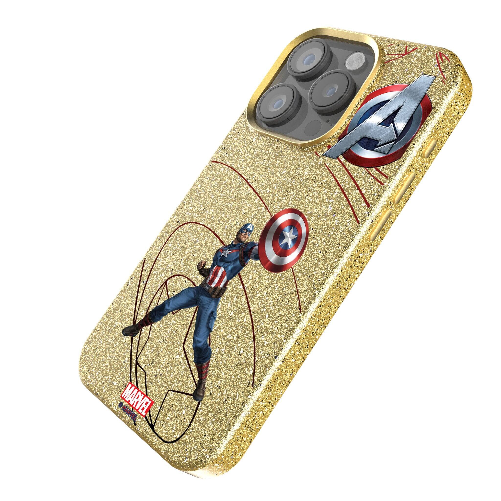 Keyscaper Marvel MechLine Gold Bling Phone Case Apple iPhone 16 Pro Max ...