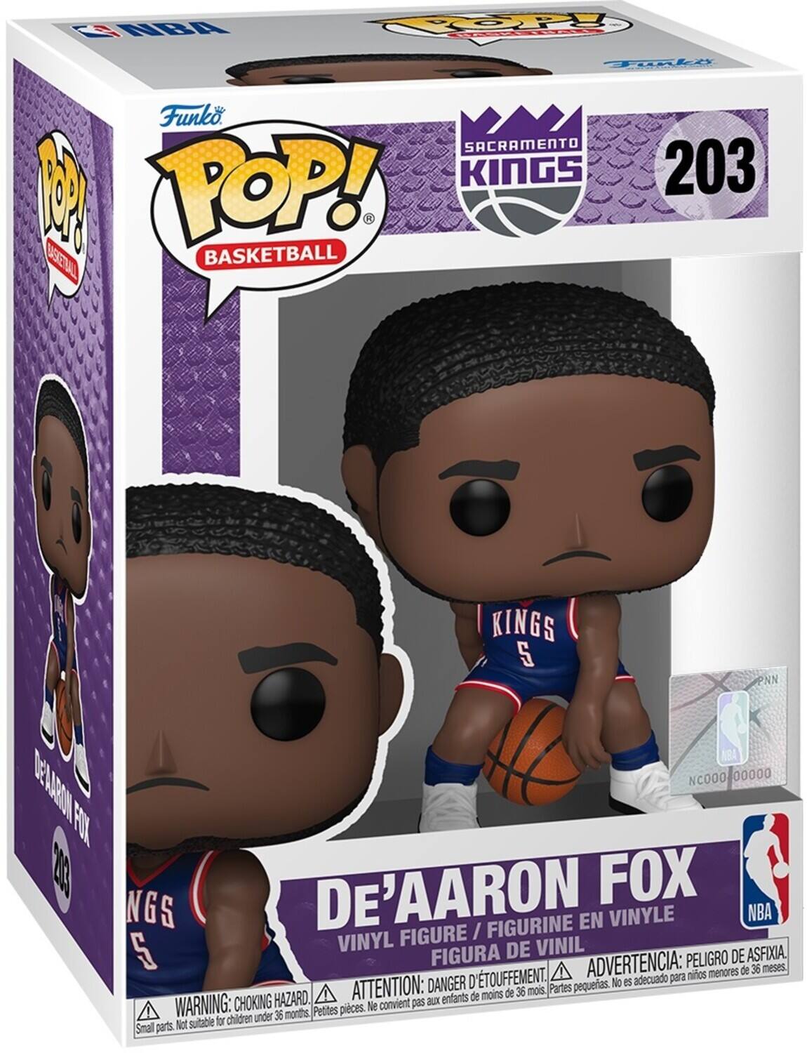 Funko POP! NBA: Kings De'Aaron Fox, City Edition '24 Collectibles ...