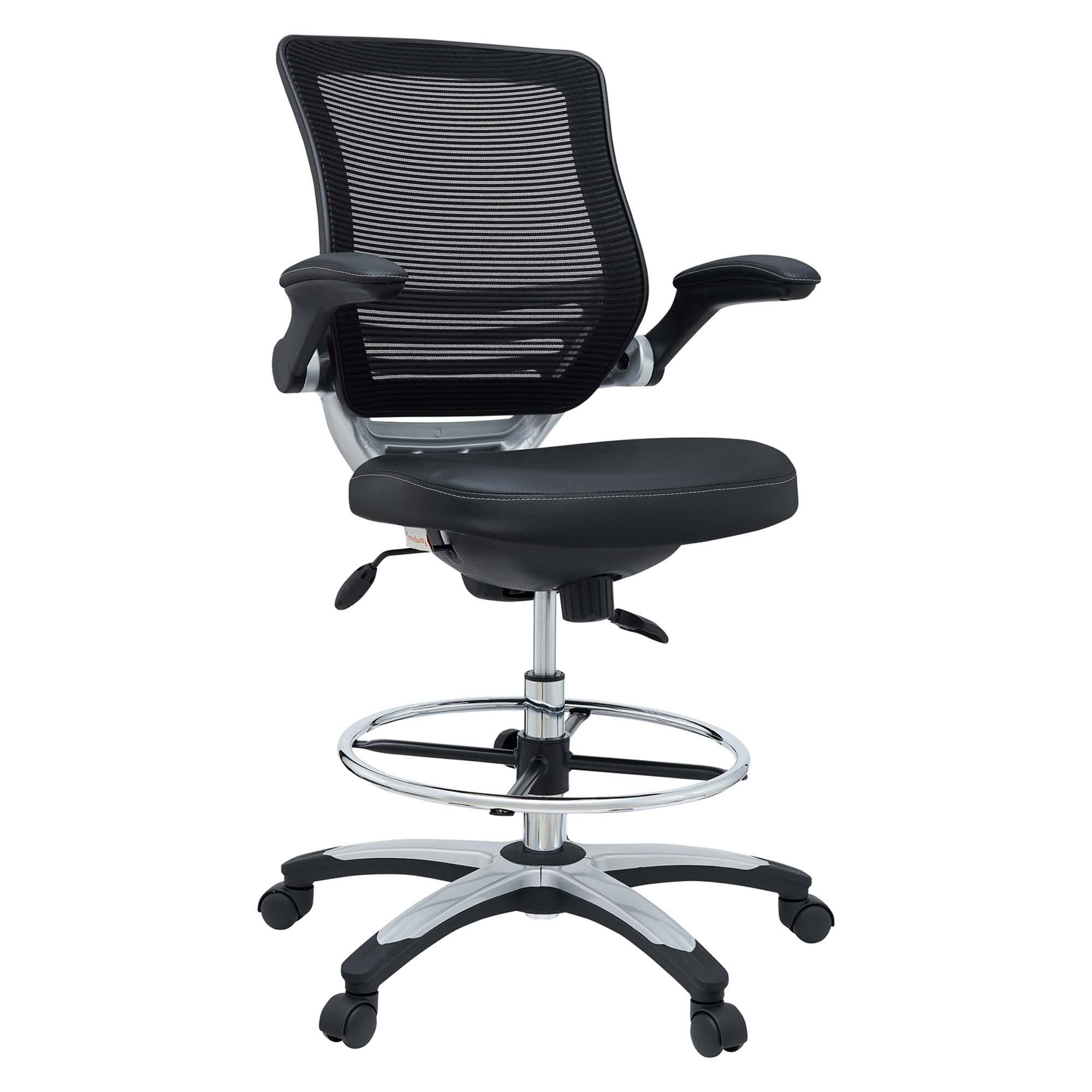 Edge Drafting Chair by Modway Black EEI-211 - Best Buy