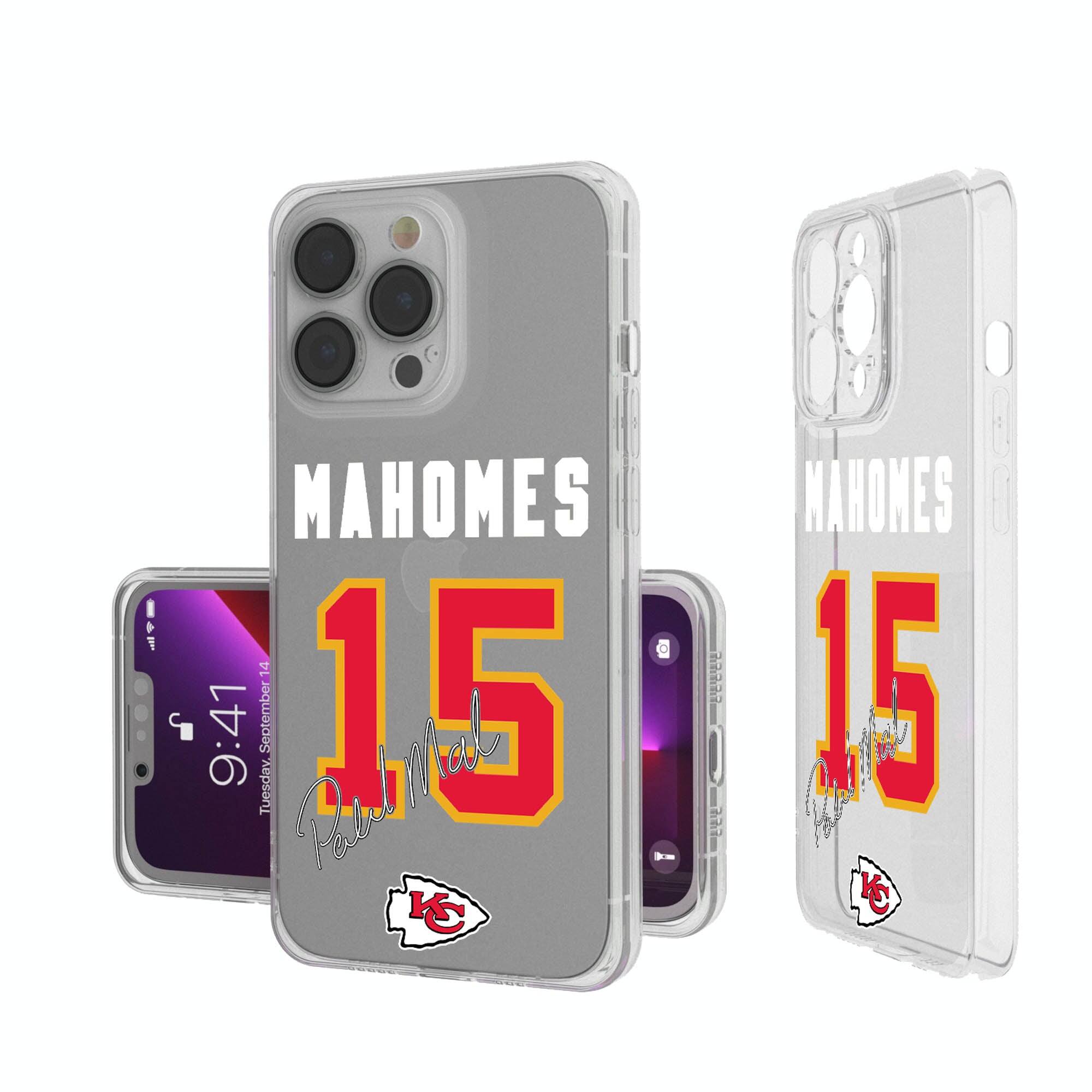 Keyscaper NFL Patrick Mahomes Kansas City Chiefs iPhone Clear Case 14 ...