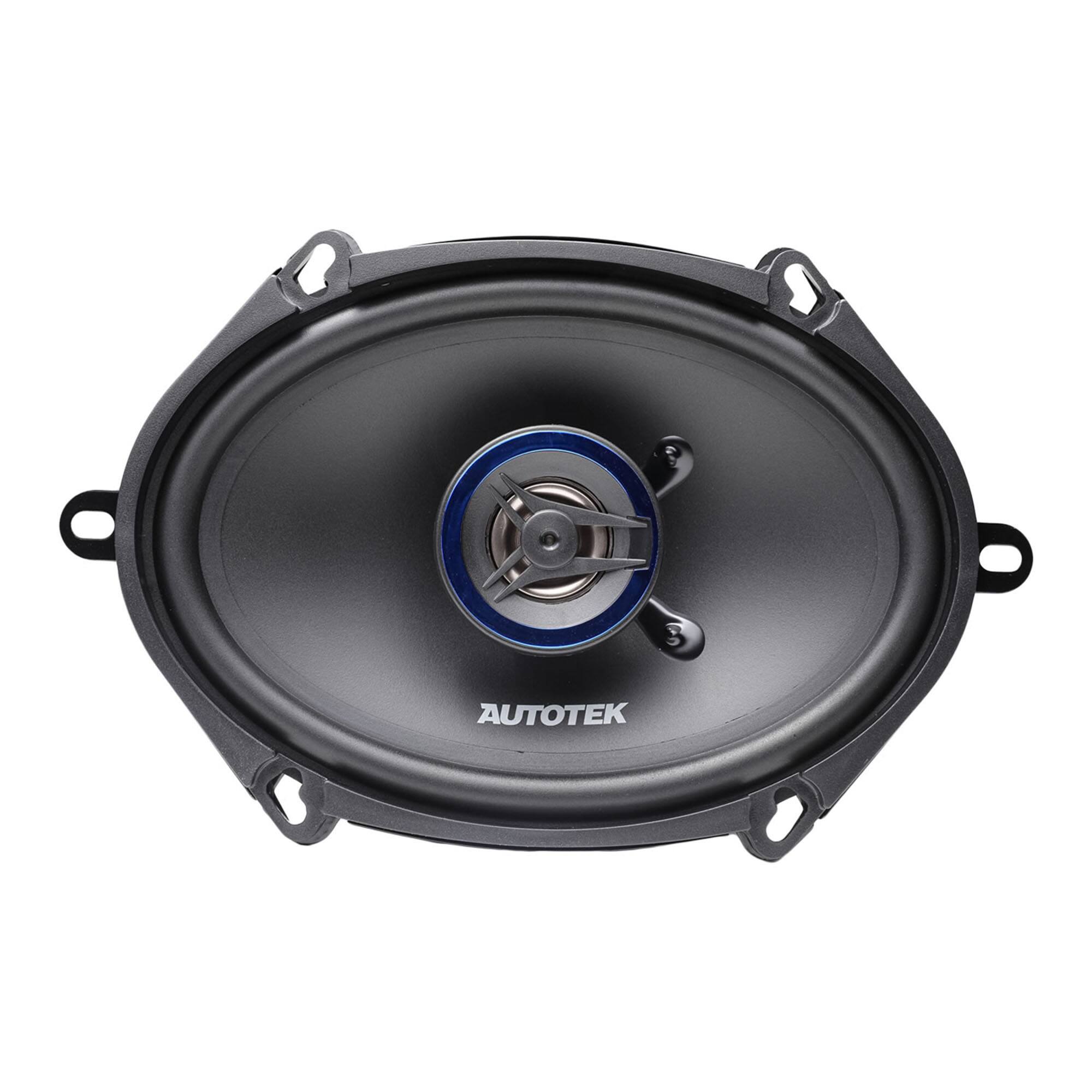 AutoTek Street Machine 250W 5"x7" & 6"x8" 2 Way Car Audio Coaxial ...