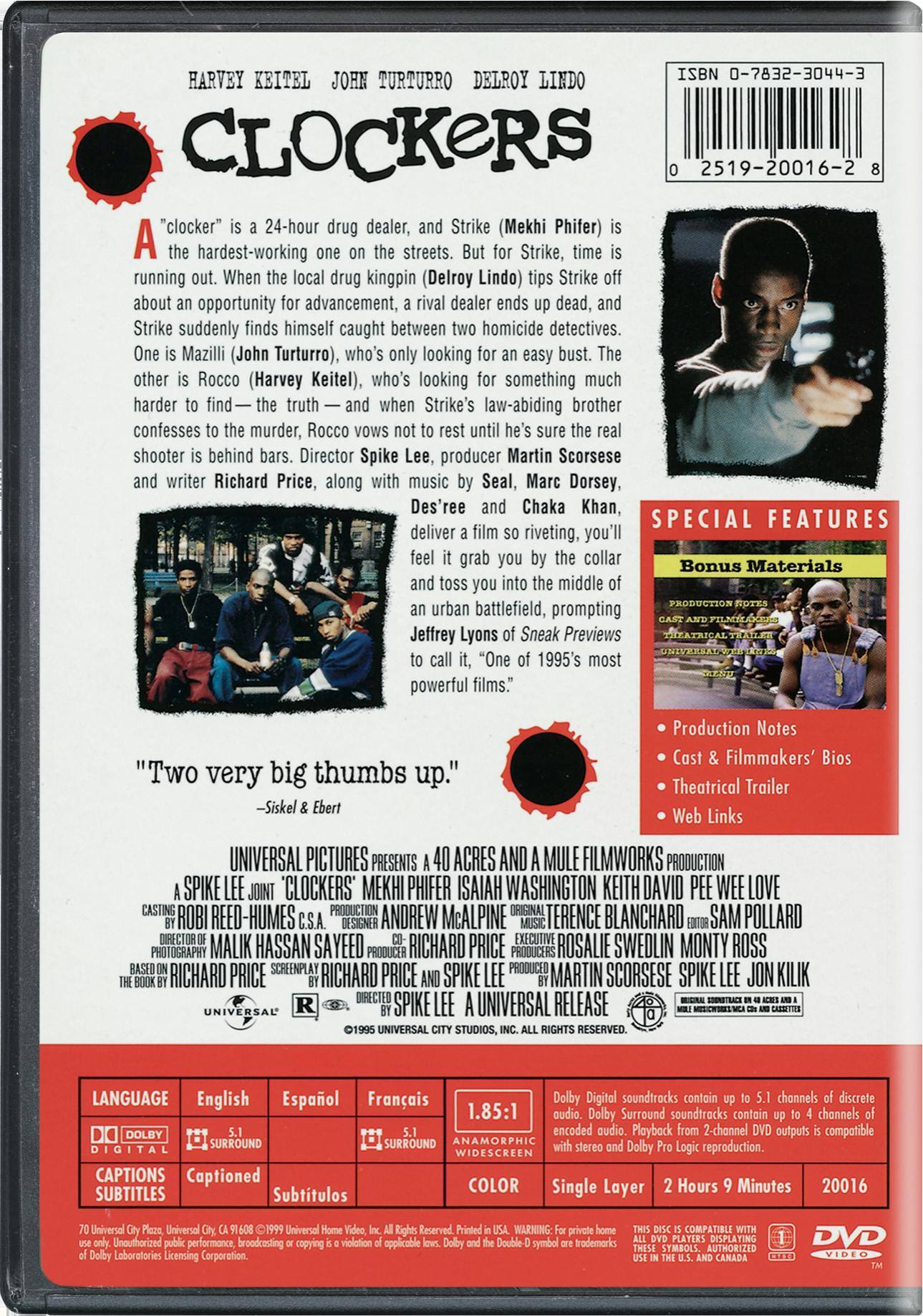 Clockers [DVD] [Standard] - Best Buy