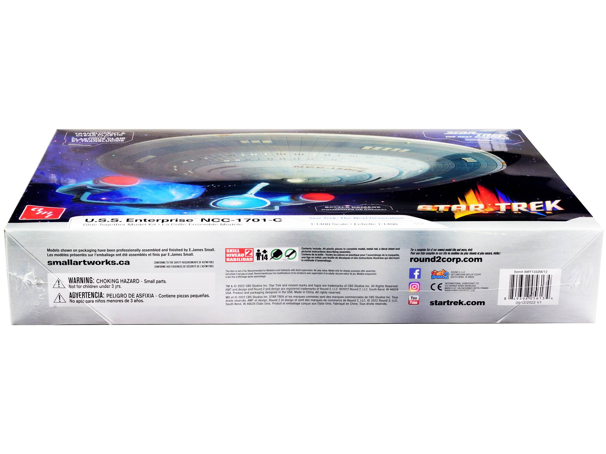 AMT Skill 2 Model Kit U.S.S. Enterprise NCC 1701 C Space Ship "Star ...