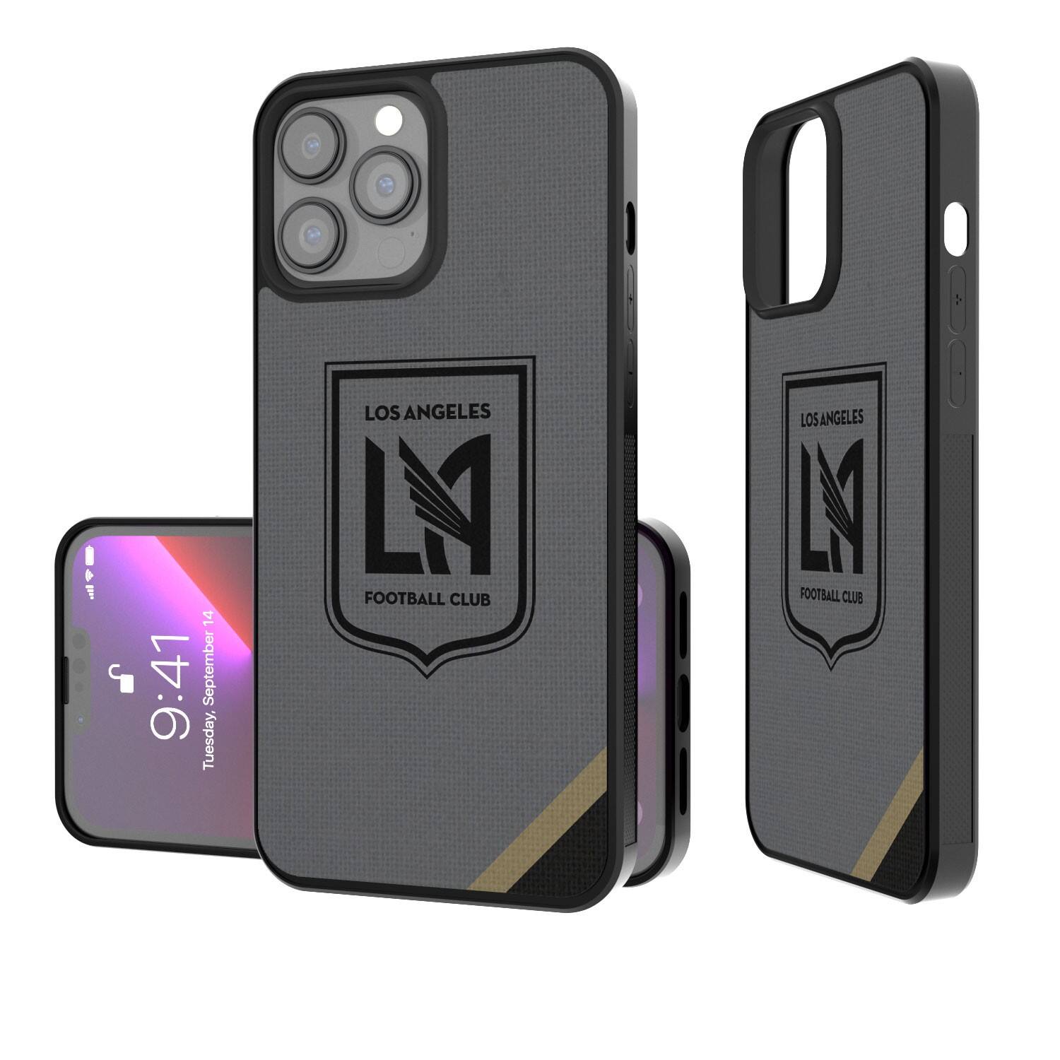 Keyscaper MLS LAFC iPhone Diagonal Stripe Design Bump Case 15 Pro ...