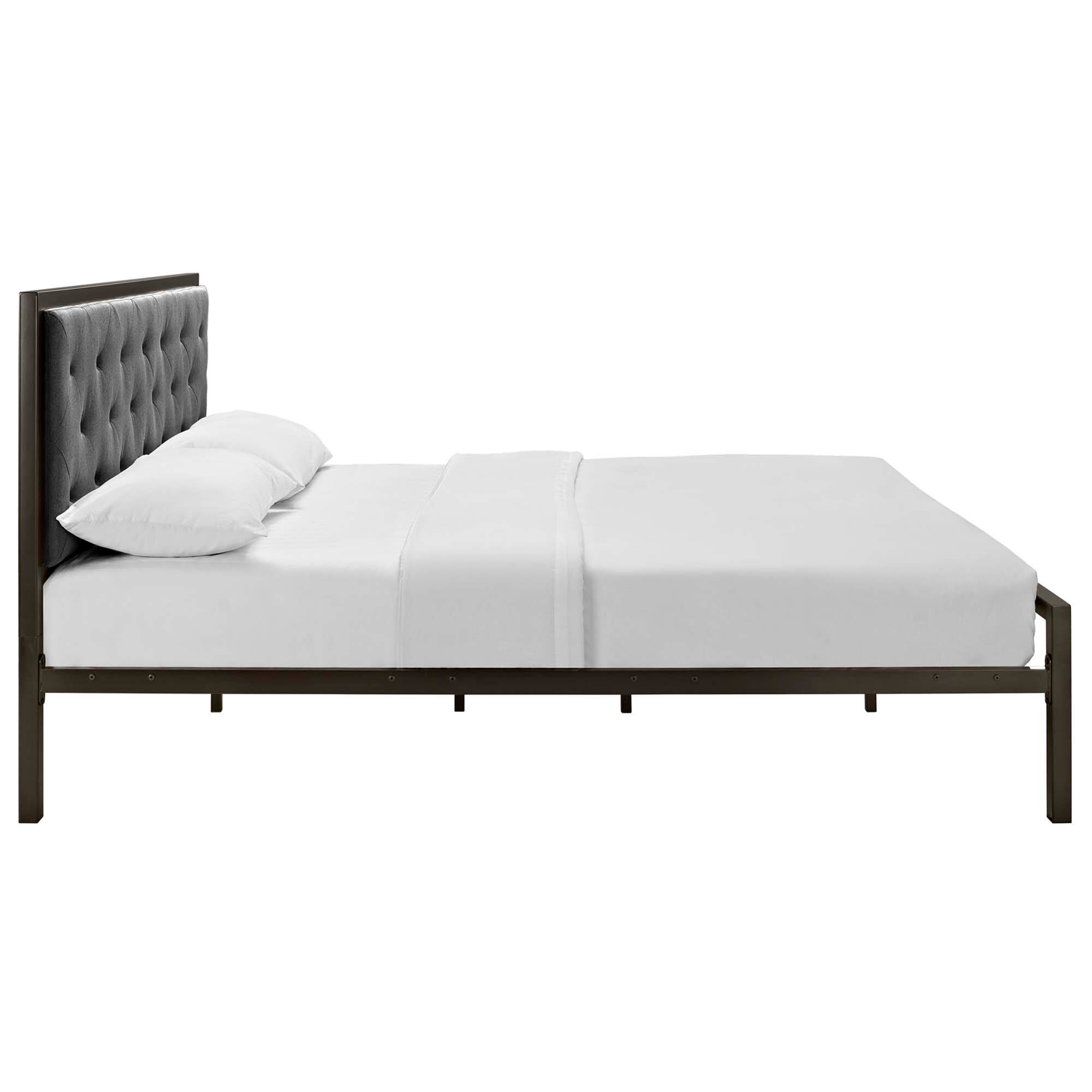 Modway Horizon Stainless Steel Twin Bed Frame Yellow MWY-MOD-5427-YLW ...