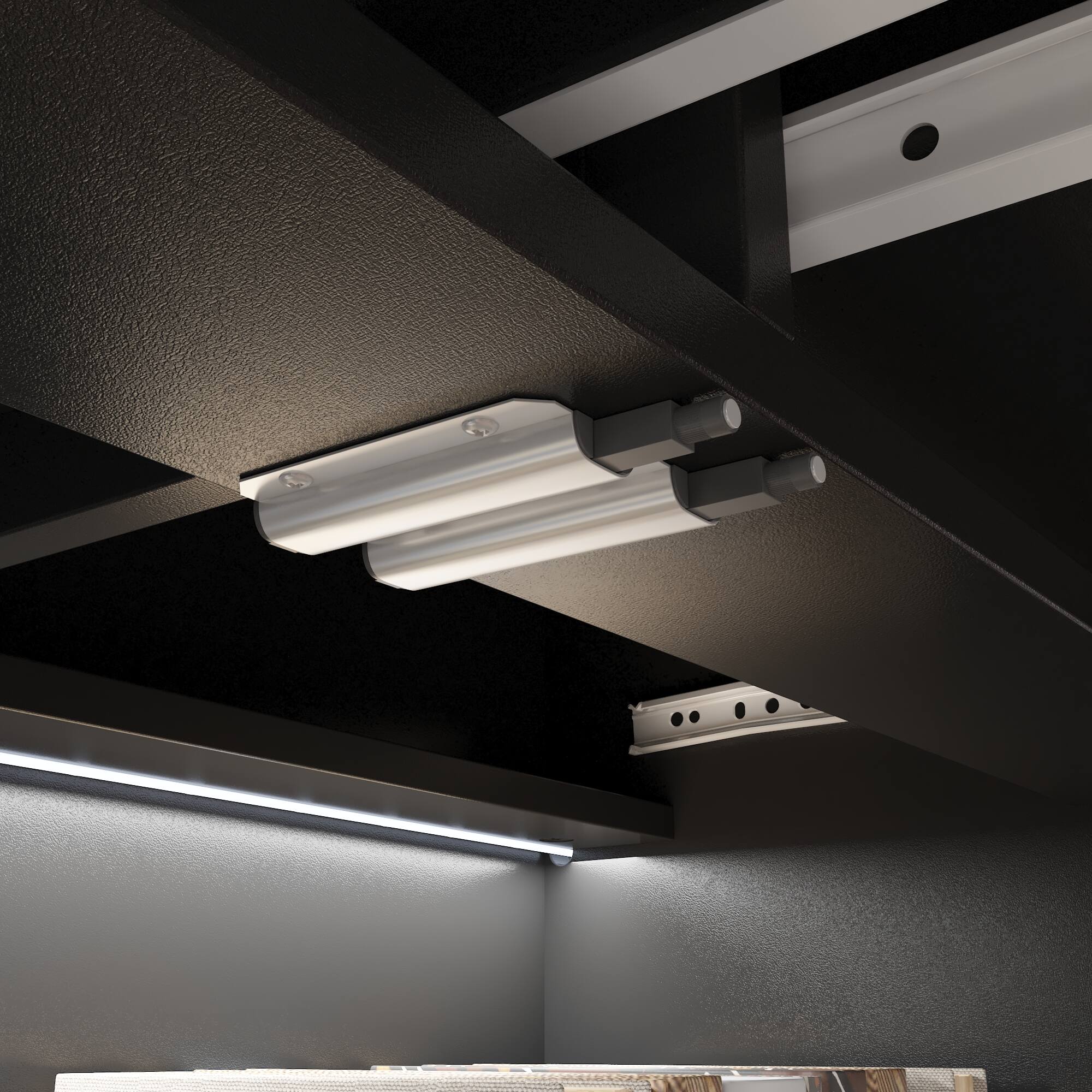 FUFU&GAGA Glass Door Display Cabinet Press Open Design Curio Cbinet 3 ...