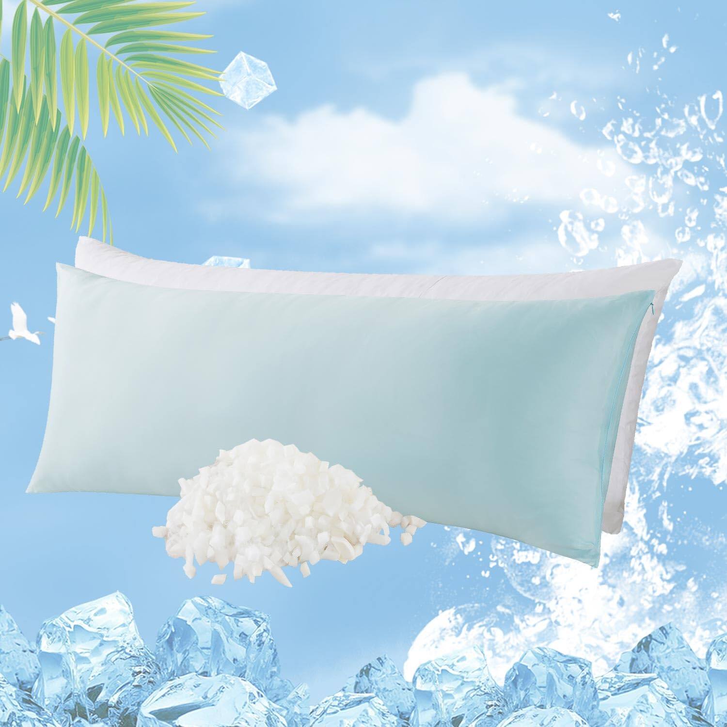 Paradigms Interiors Memory Foam Body Pillow With Removable Pillowcase ...