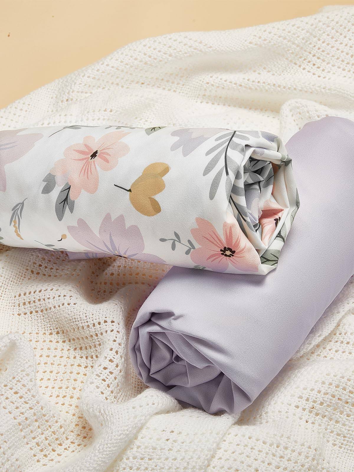 MAGICAL RUBS Sheets For Super Soft Bed 2 Pack Standard Mattress 28x52in ...