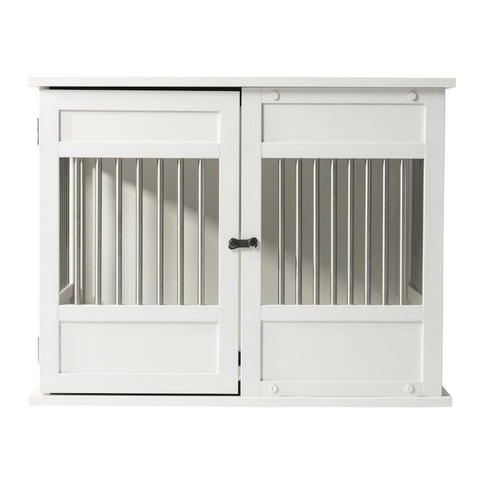 New Age Pet ECOFLEX Horizon Dog Crate Antique White Medium - Best Buy