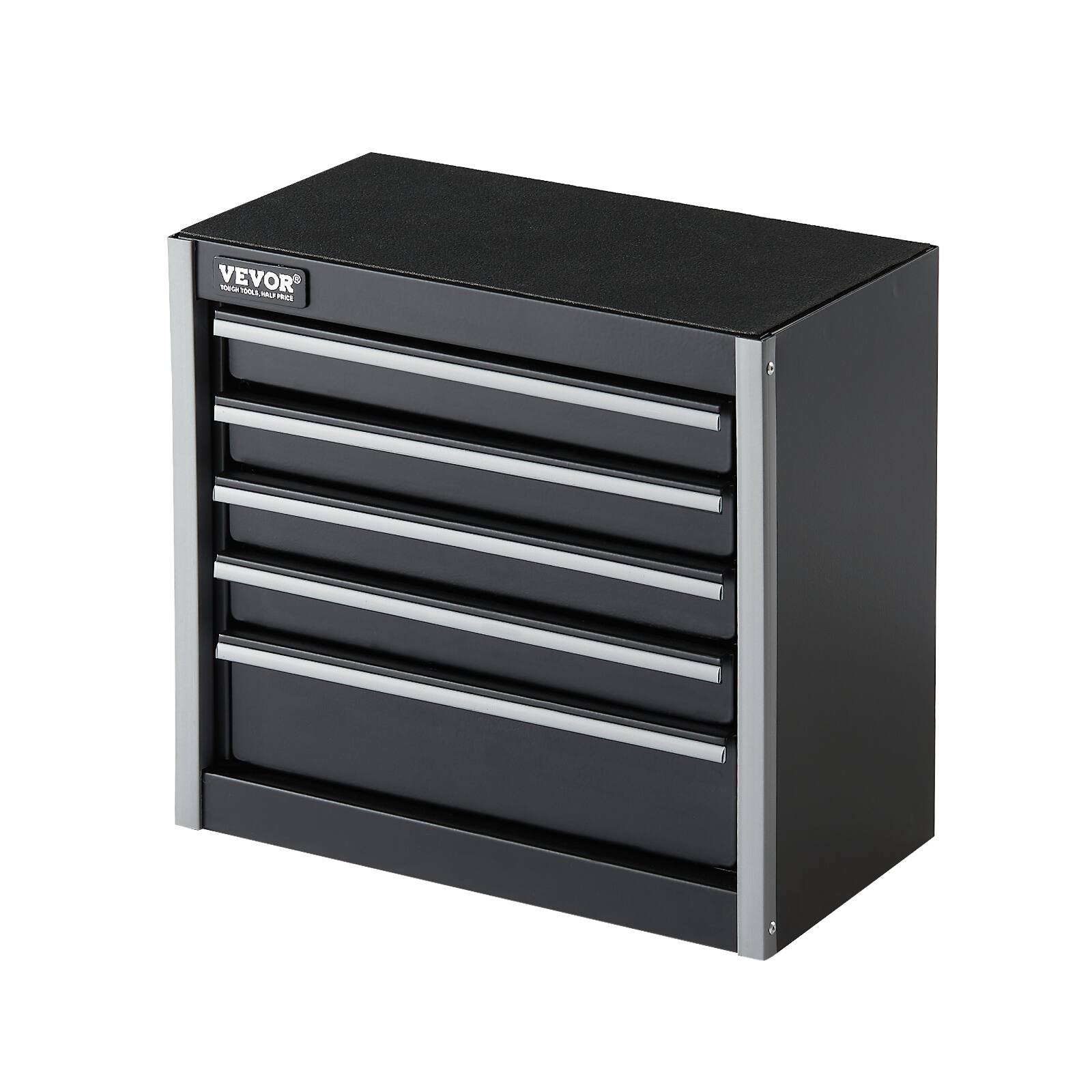 VEVOR Metal Tool Box, 8.6 inch, Portable Metal Tool Box with 5 Drawers ...