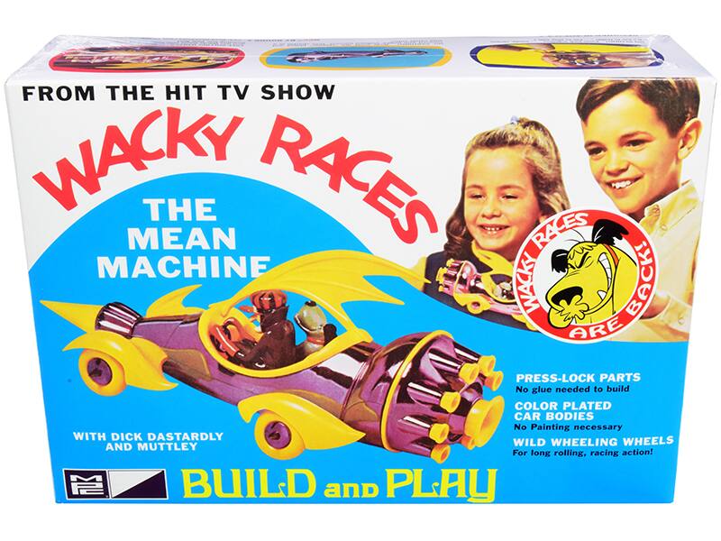 MPC Skill 2 1/25 Snap Model Kit The Mean Machine with Dick Dastardly ...