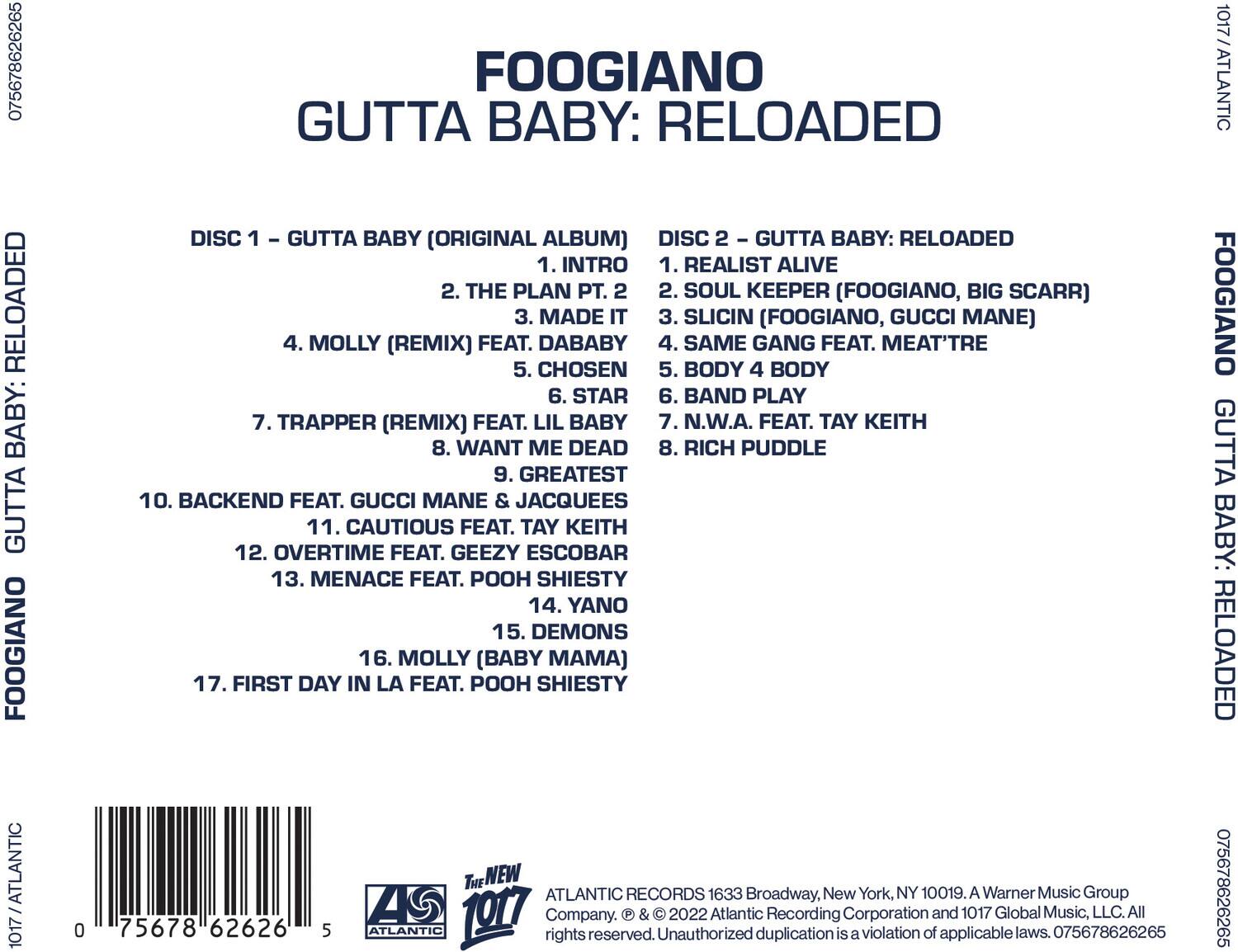 Foogiano Gutta Baby: Reloaded COMPACT DISCS [CD] - Best Buy