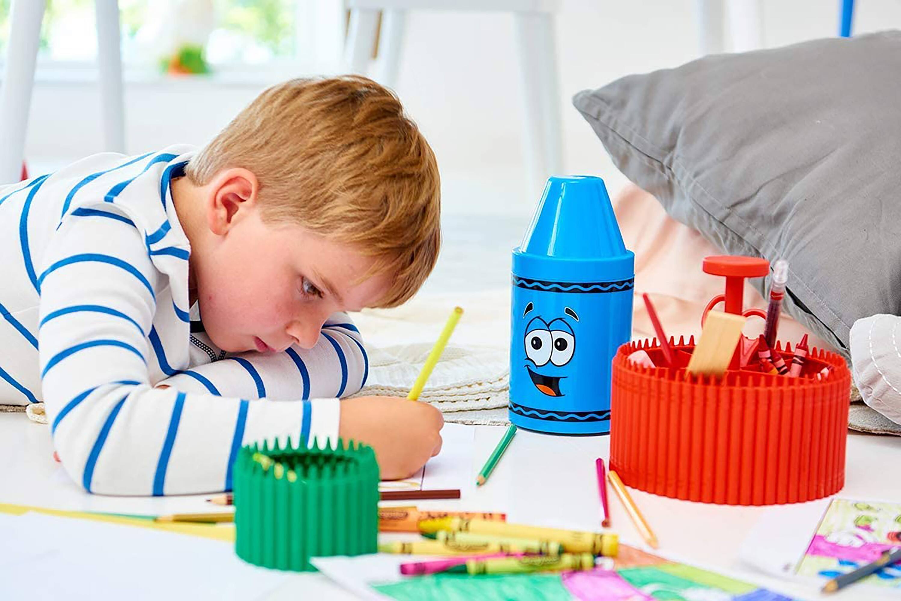 Best Buy: Room Copenhagen Crayola Crayon Storage Containers Set of 2 ...