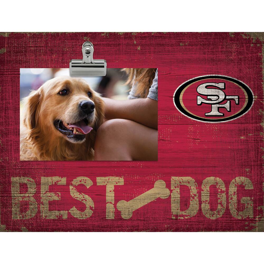 Fan Creations San Francisco 49ers 10.5" x 8" Best Dog Clip Photo Frame ...