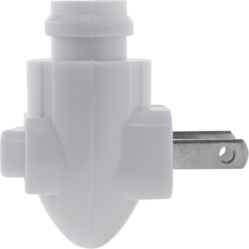 ACJPR Plug in Night Light Module (4 Pack) – 4W Bulb, White Plastic, DIY ...