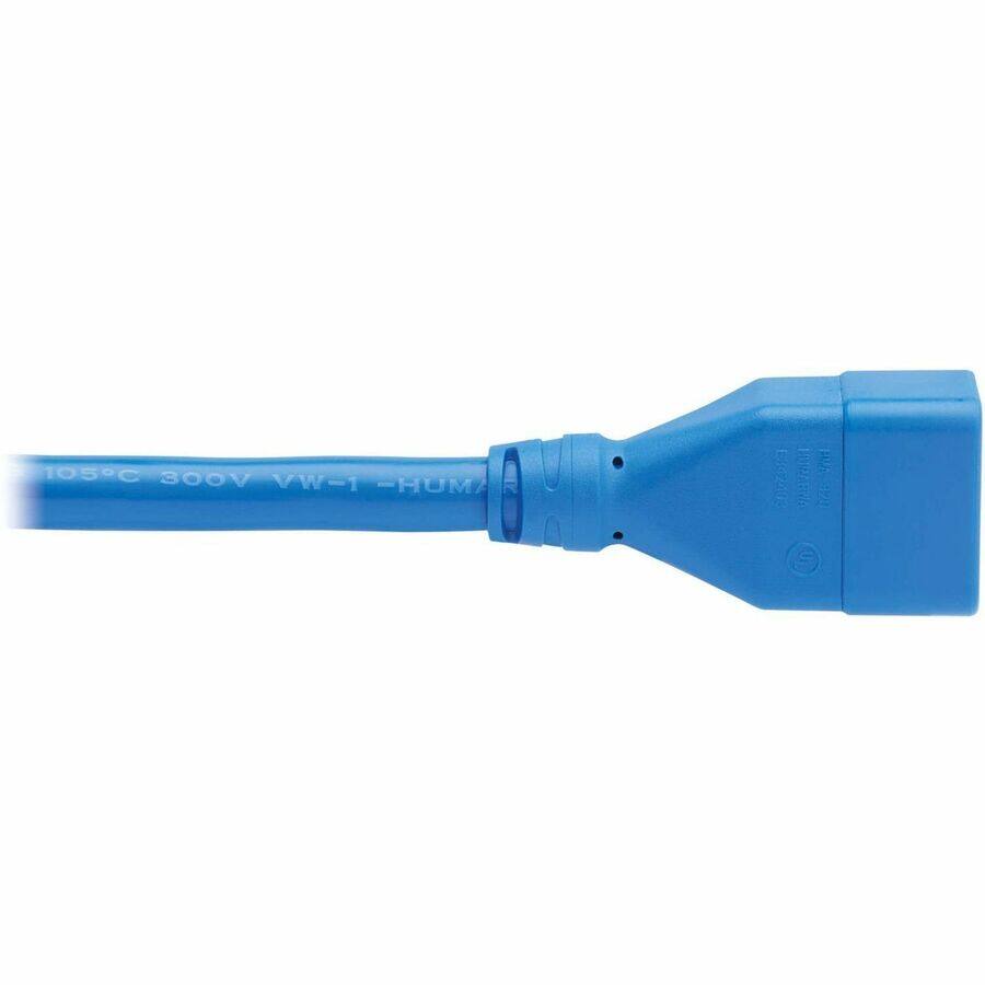 Eaton Tripp Lite Series Power Extension Cord, C20 to C19 Heavy Duty, 20A, 250V, 12 AWG, 6 ft. (1 ...