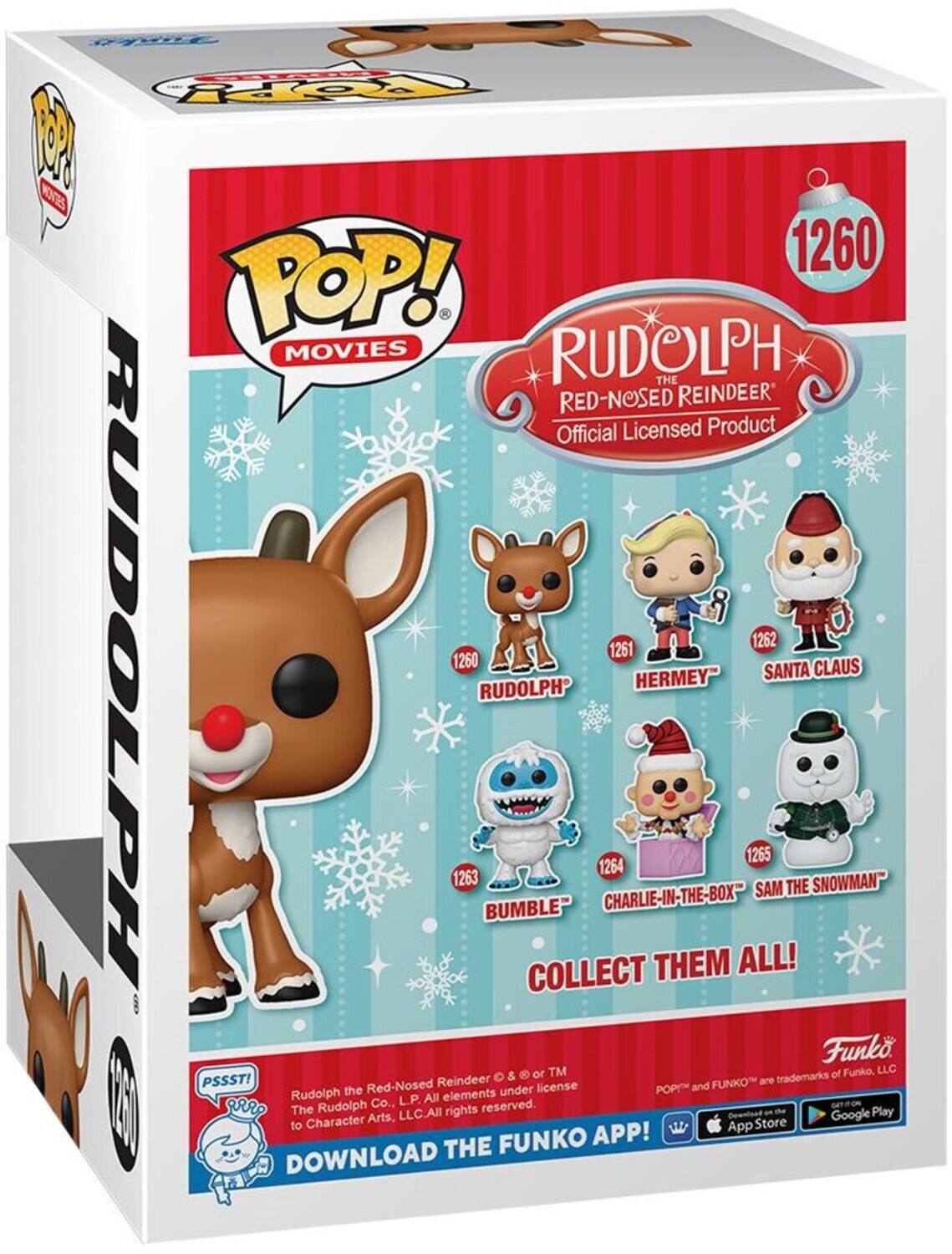 Funko POP! MOVIES: Rudolph Rudolph Collectibles Multicolor 889698643429 ...
