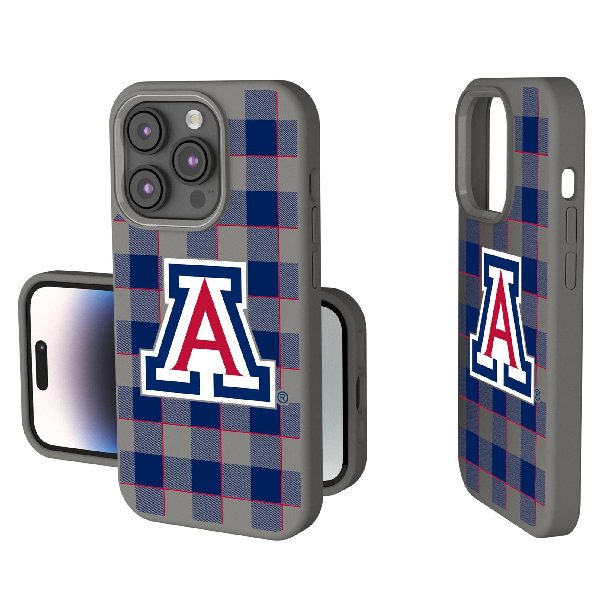 Keyscaper NCAA Arizona Wildcats Plaid Soft Touch iPhone Case 15 Pro Max ...