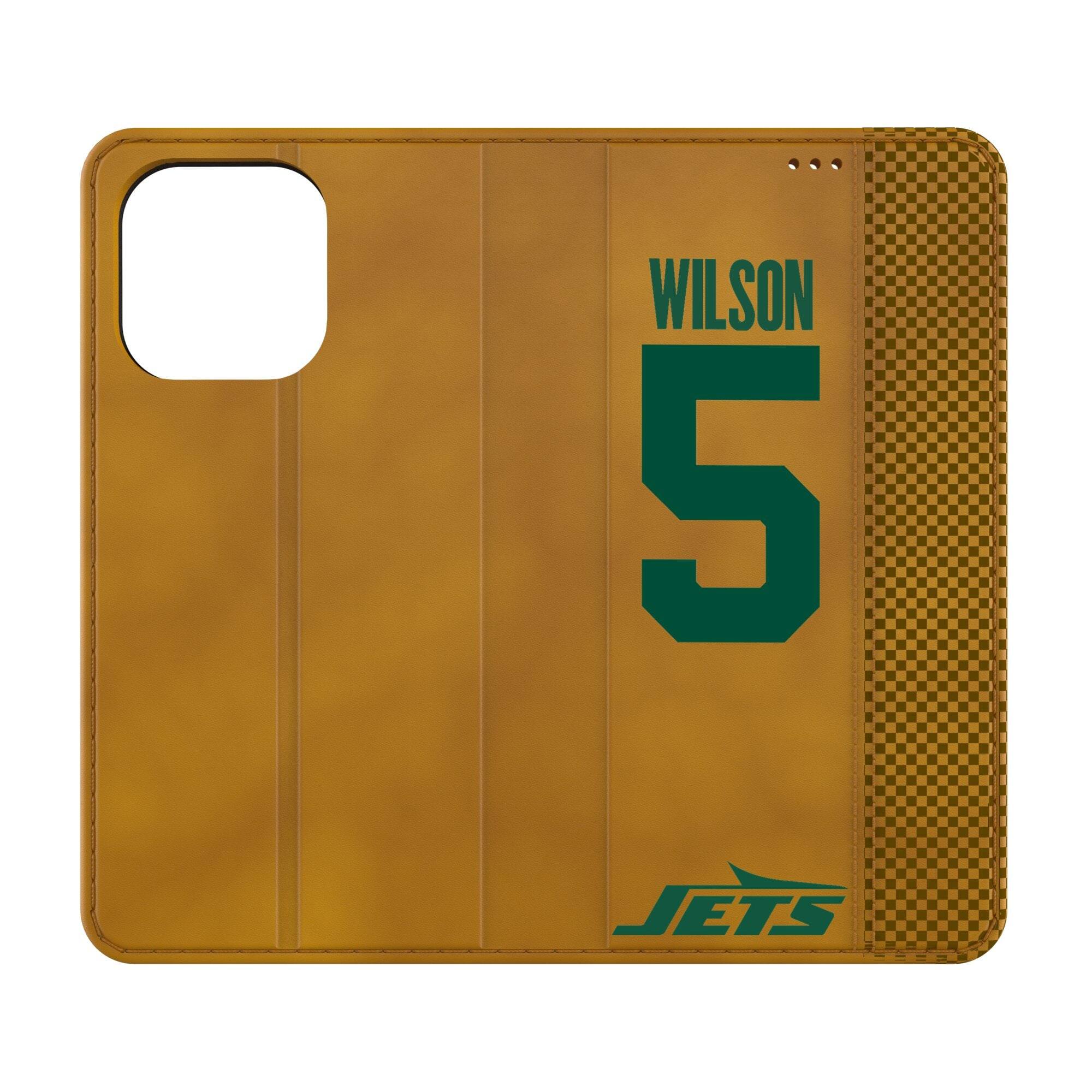Keyscaper NFL New York Jets Garrett Folio iPhone Case 14 Pro Max Brown ...