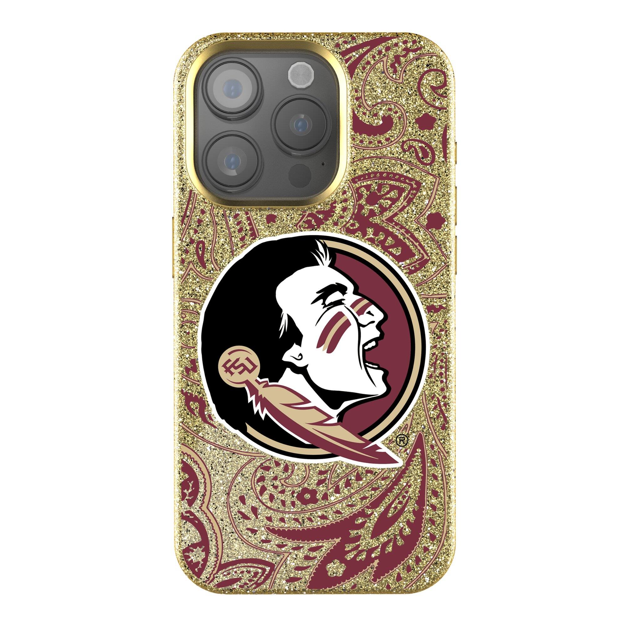 Keyscaper NCAA Florida State Seminoles Paisley Bling iPhone Case 14 Pro ...